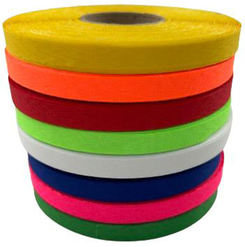 Fitas de Poliéster Coloridas, 10 mm de largura, sem impressão
